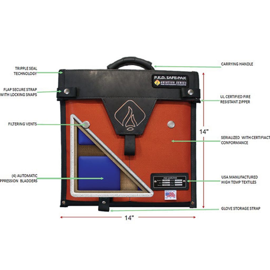 16″ PED FIRE-SAFE – Fire Containment Concepts